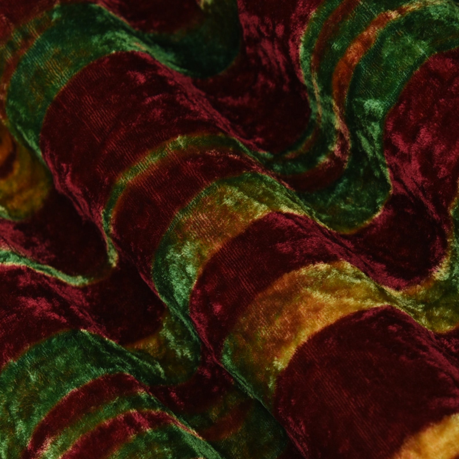 Multicolor Pure Silk Velvet Print Fabric – KC Creations
