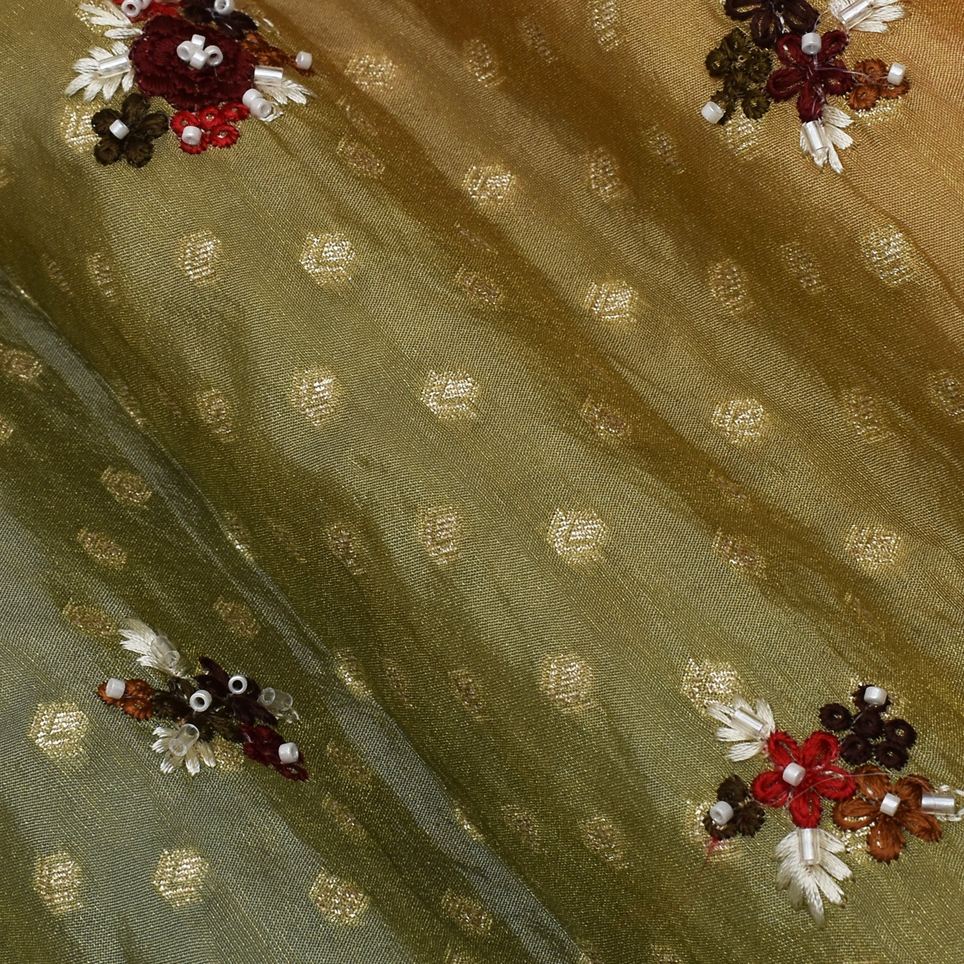 Shaded Tissue Booti Embroidery Fabric – KC Creations