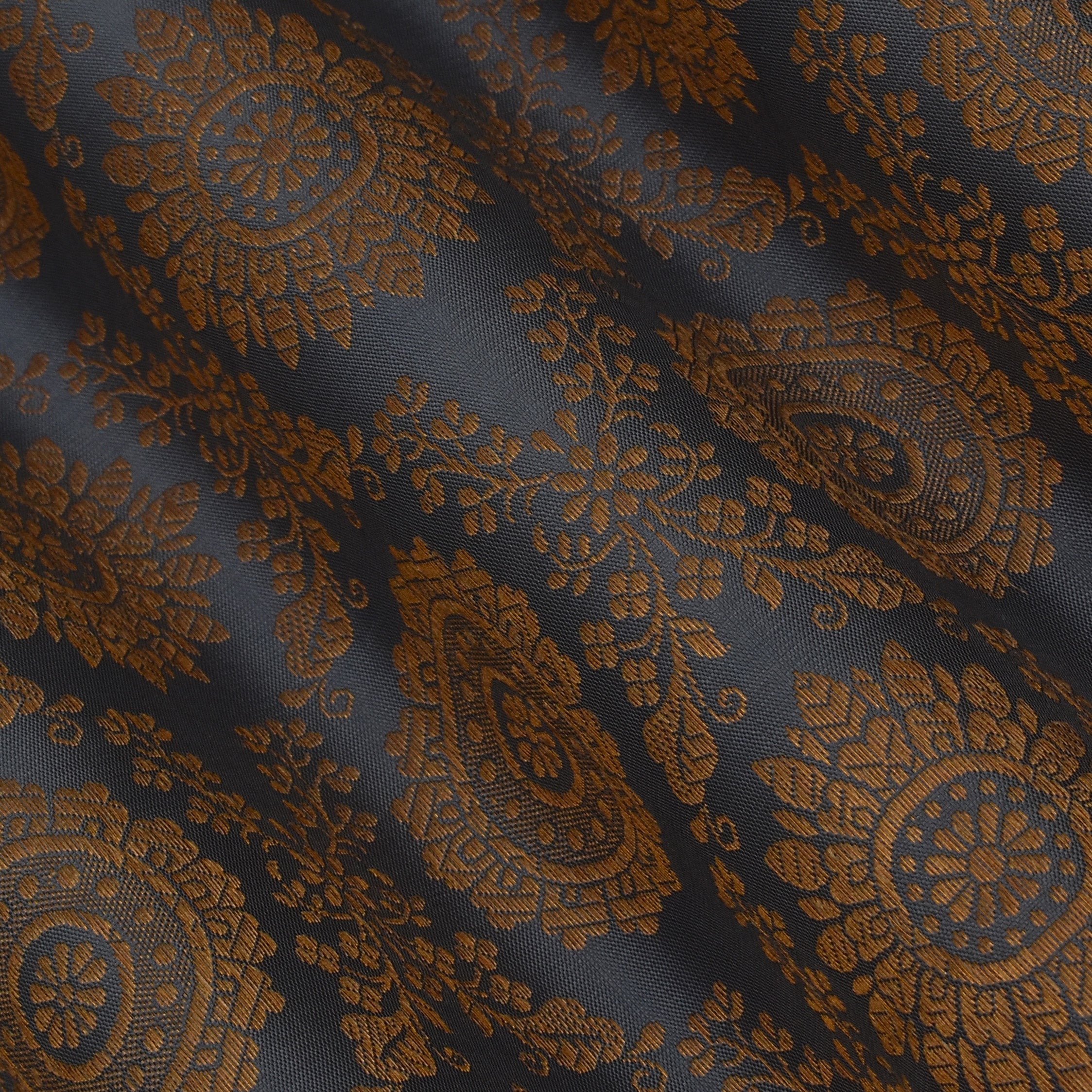 Grey Color Brocade Fabric – KC Creations