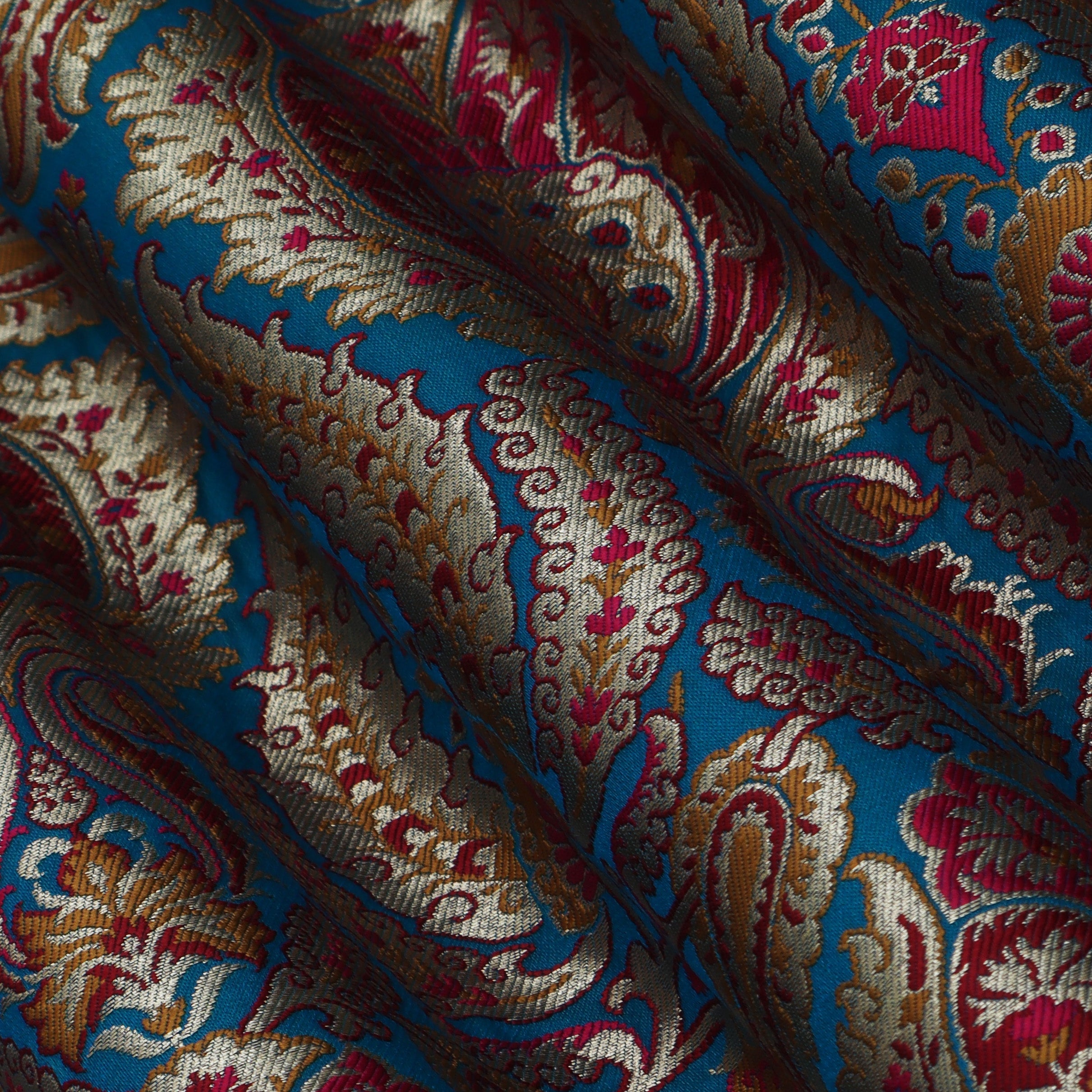 Firoji Color KimKhab Brocade Fabric – KC Creations