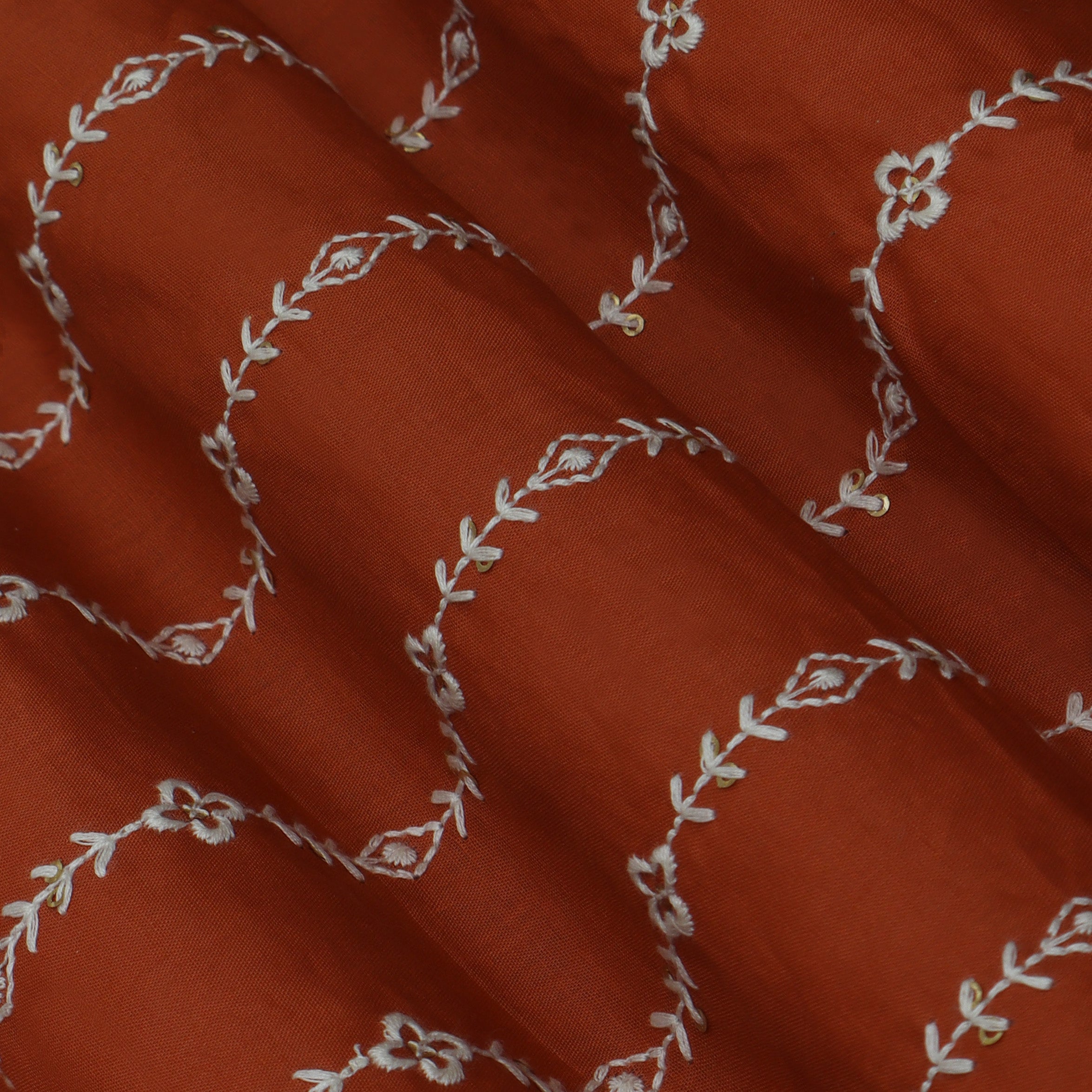 Rust Color Cotton Stripe Fabric – KC Creations