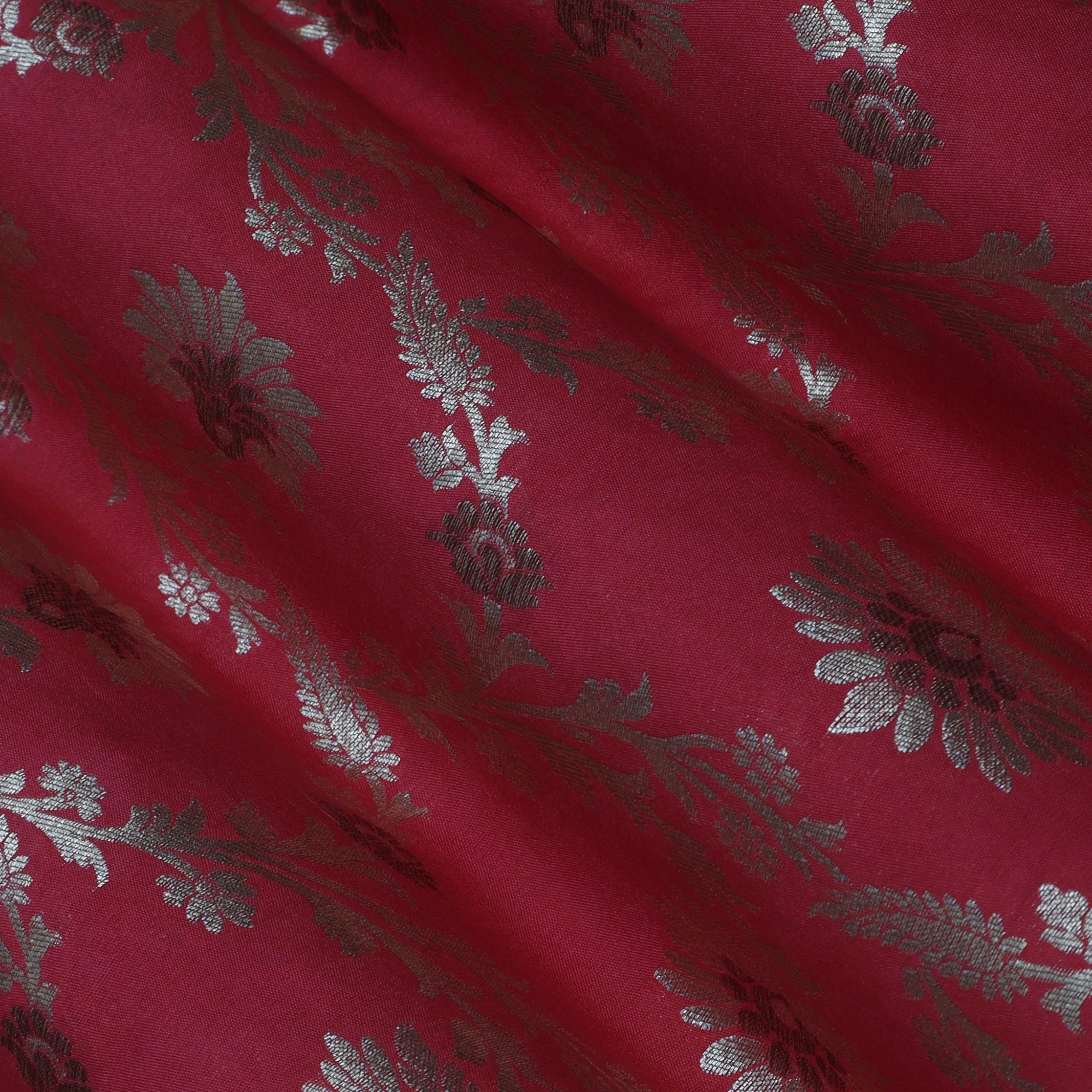 Gajri Color Brocade Fabric – KC Creations