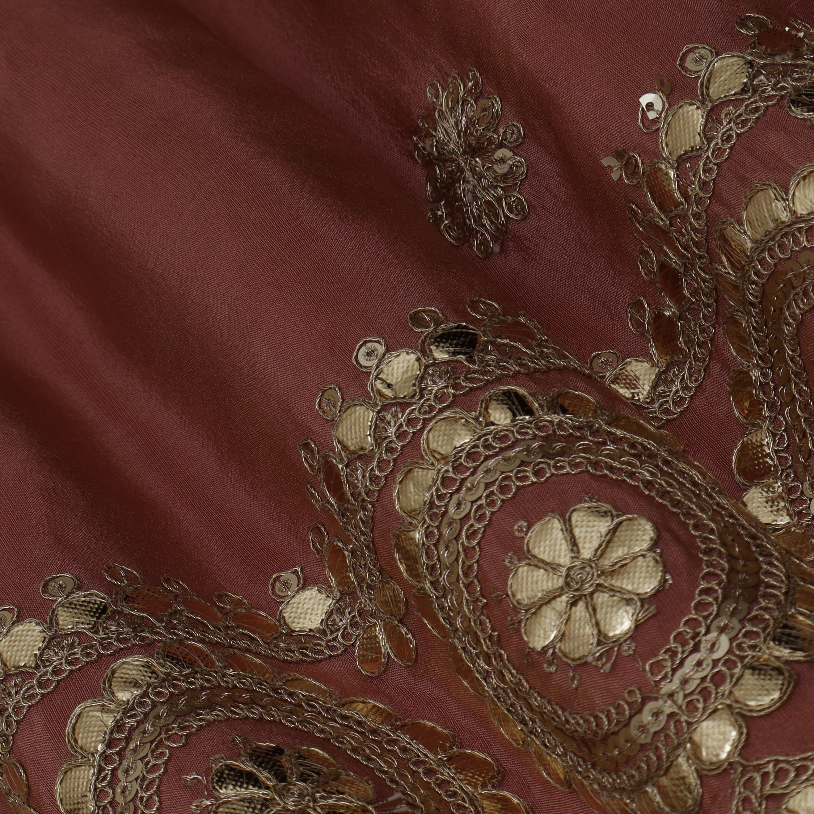 Gajri Color Tissue Embroidery Fabric – KC Creations